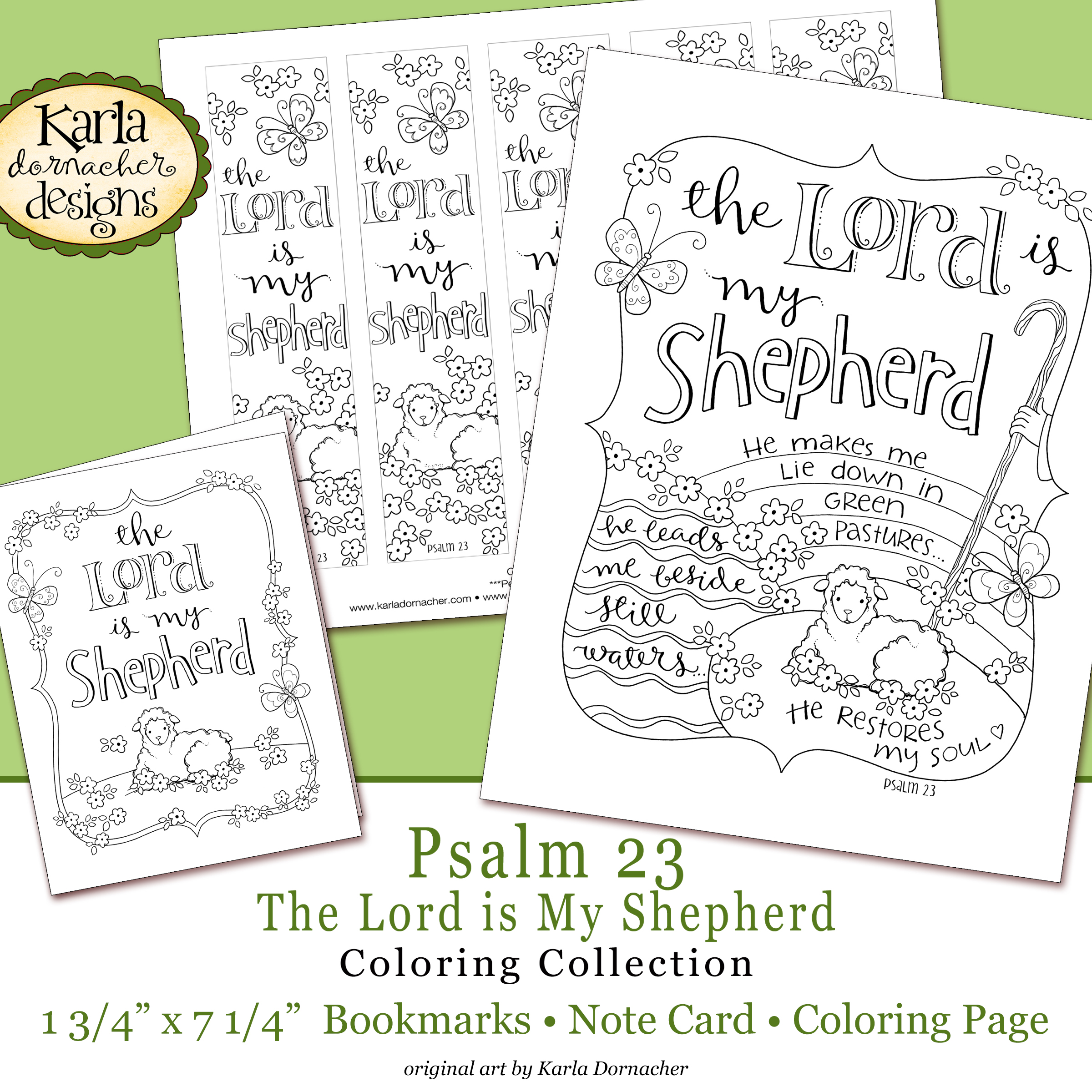 Printable Psalm 23 Activity Sheets Printable Psalm 23 Activity Sheets